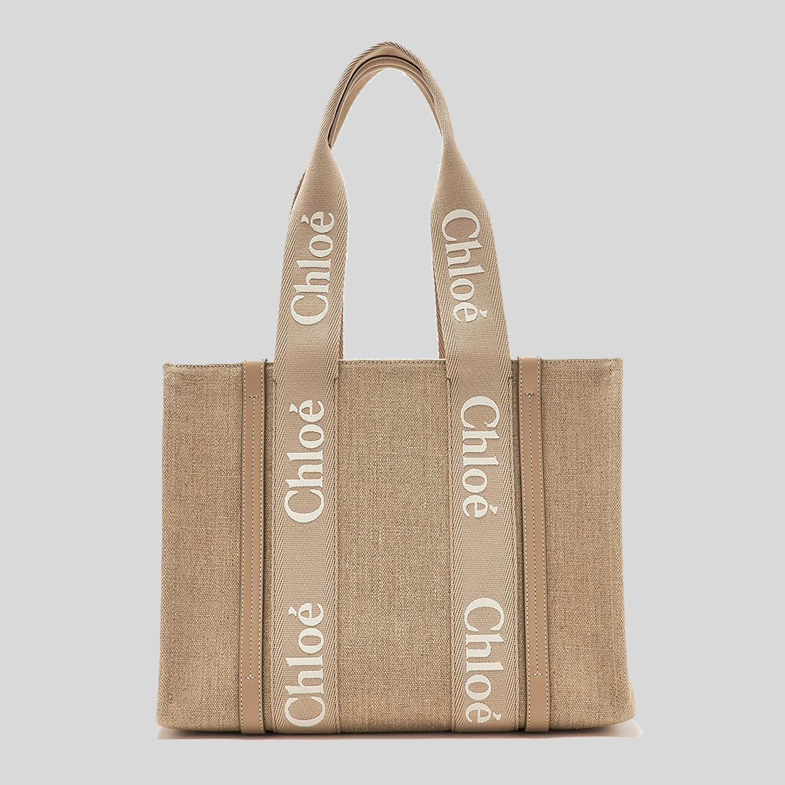 CHLOE Woody Medium Tote Bag Boyish Brown CHC23AS383L1720E – LussoCitta