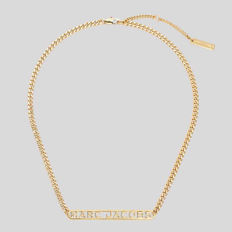 MARC JACOBS The Monogram Chain Necklace Gold J305M03FA22 – LussoCitta
