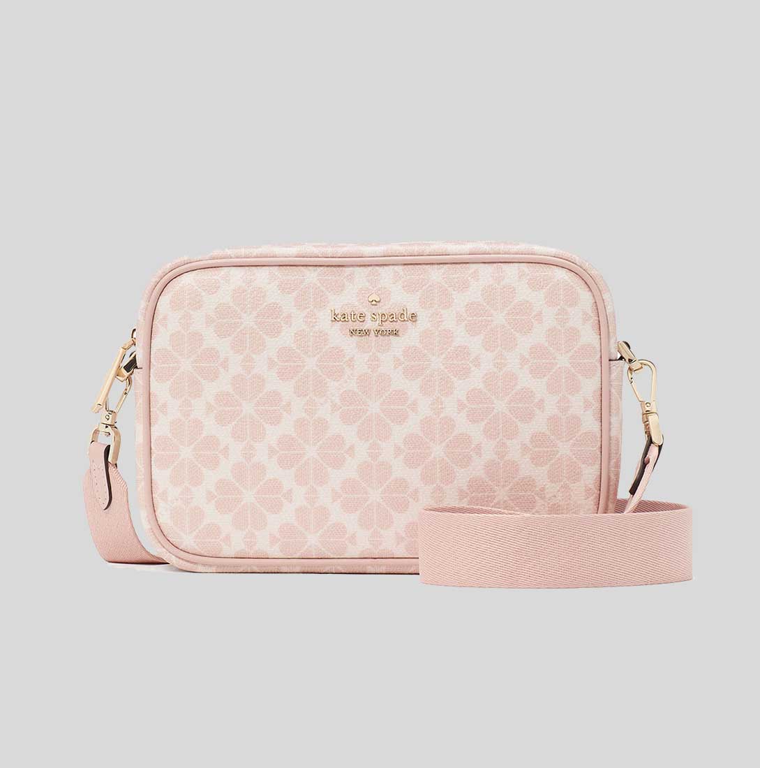 KATE SPADE Signature Spade Flower Mini Camera Bag Rose Smoke KK063 ...