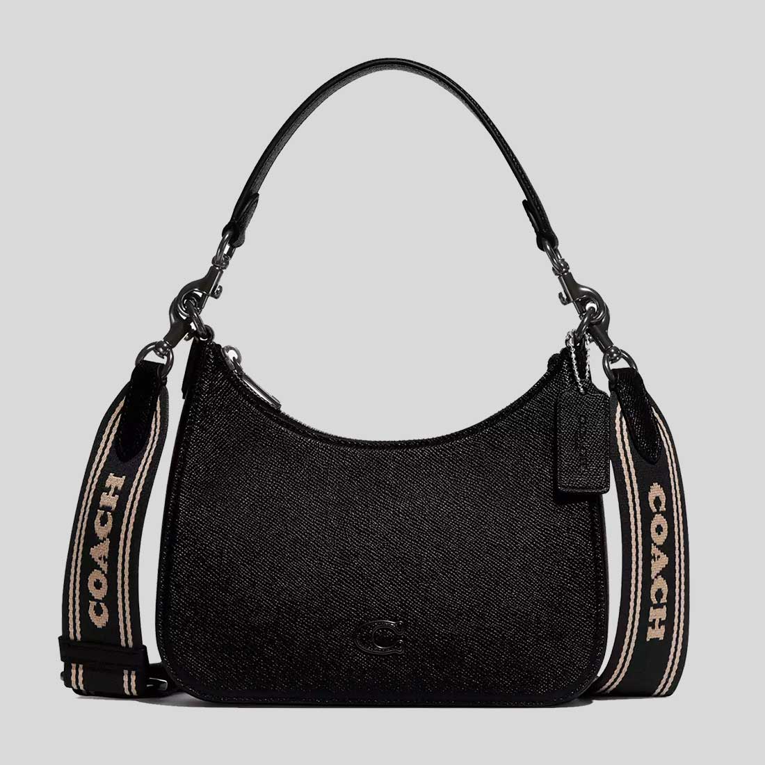 COACH Hobo Crossbody Bag Black CJ842