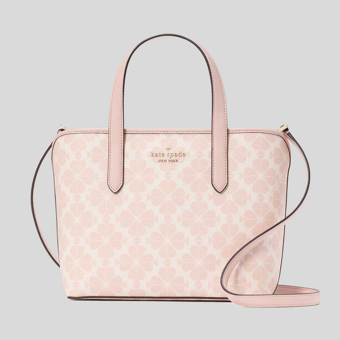 KATE SPADE Signature Spade Flower Mini Tote Rose Smoke KH425