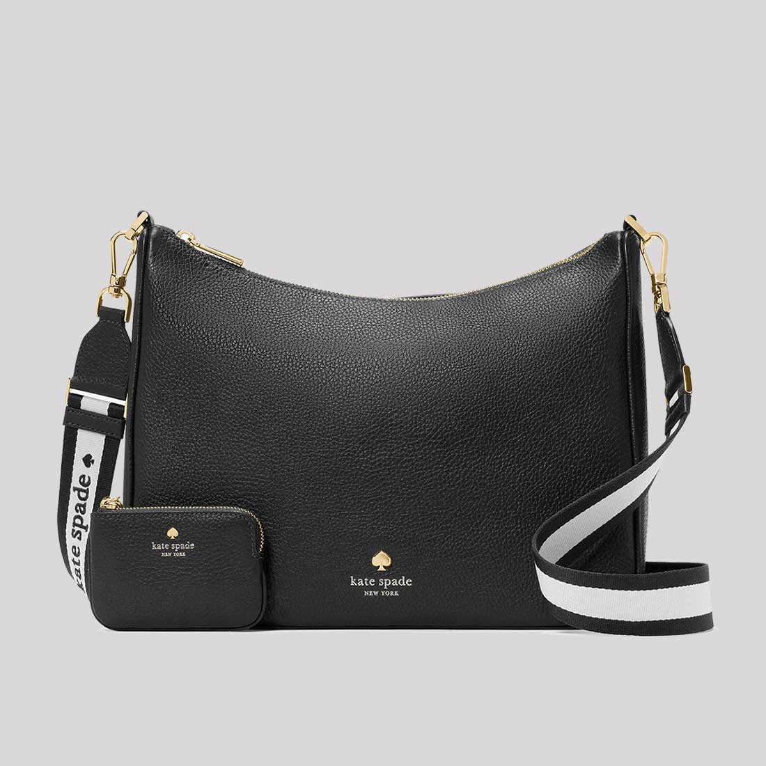 KATE SPADE Emma Large Crossbody Bag Black KK069